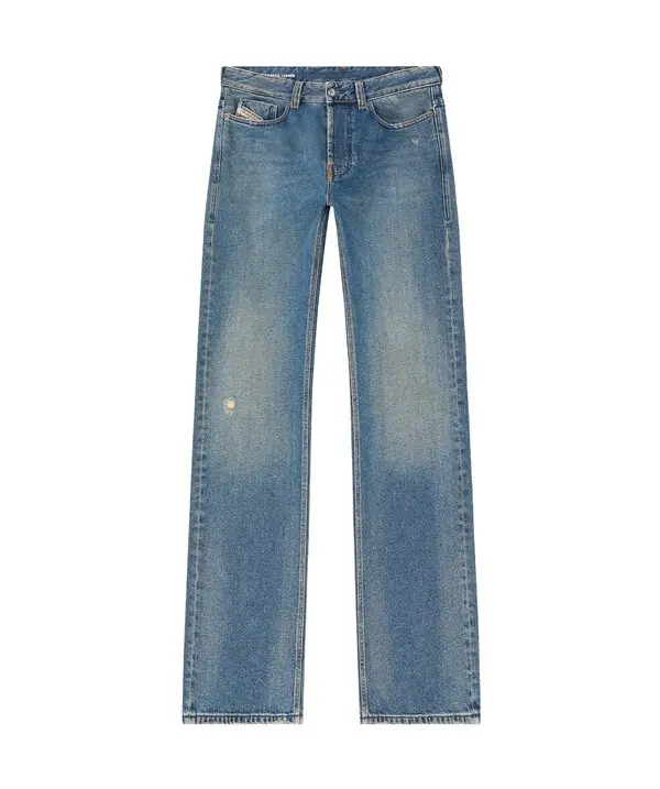 DIESEL® 1980 D-eeper Relaxed Distressed Jeans - Medium Blue