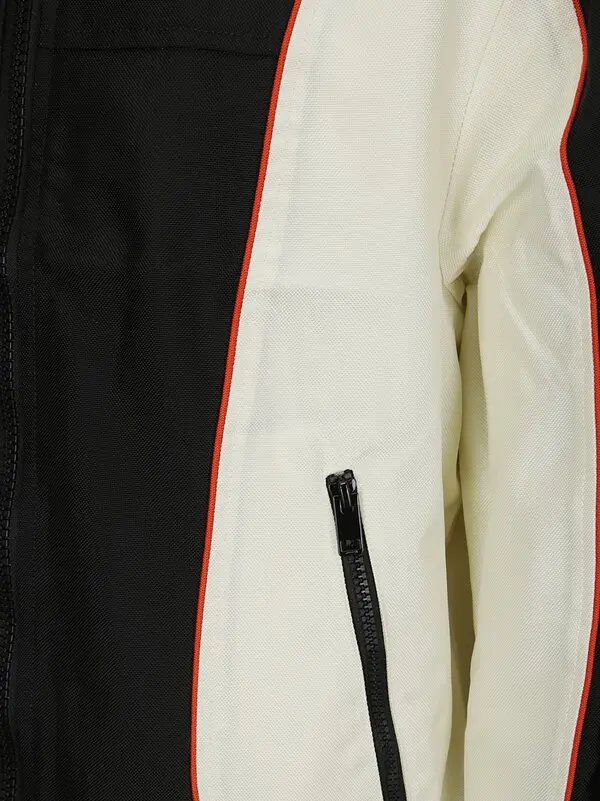 DIESEL® J-blink-a Piping Biker Jacket - White/black