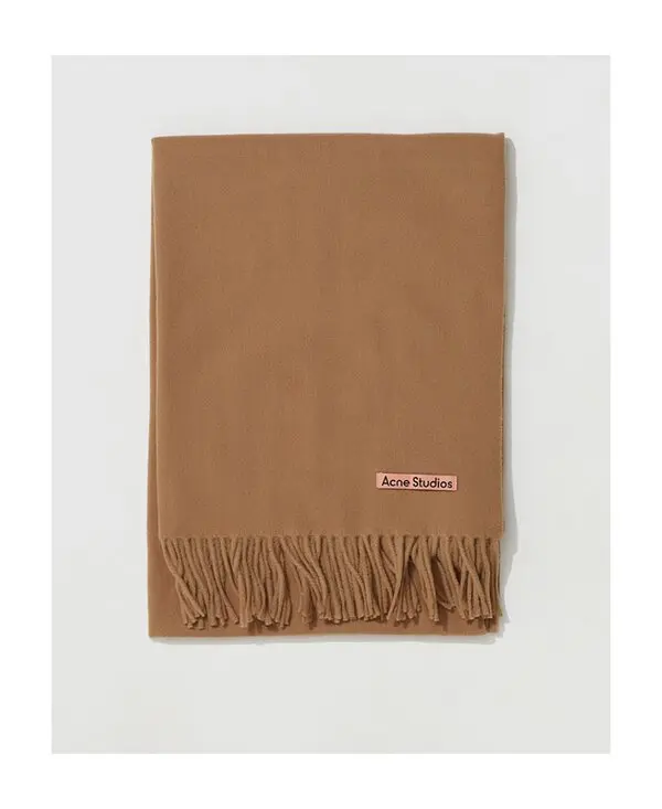 Acne Studios Wool Scarf - Brown