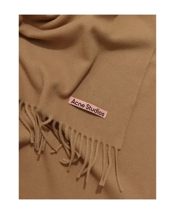 Acne Studios Wool Scarf - Brown