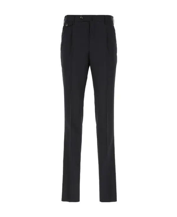 PT TORINO Classic Tailored Trousers - Black