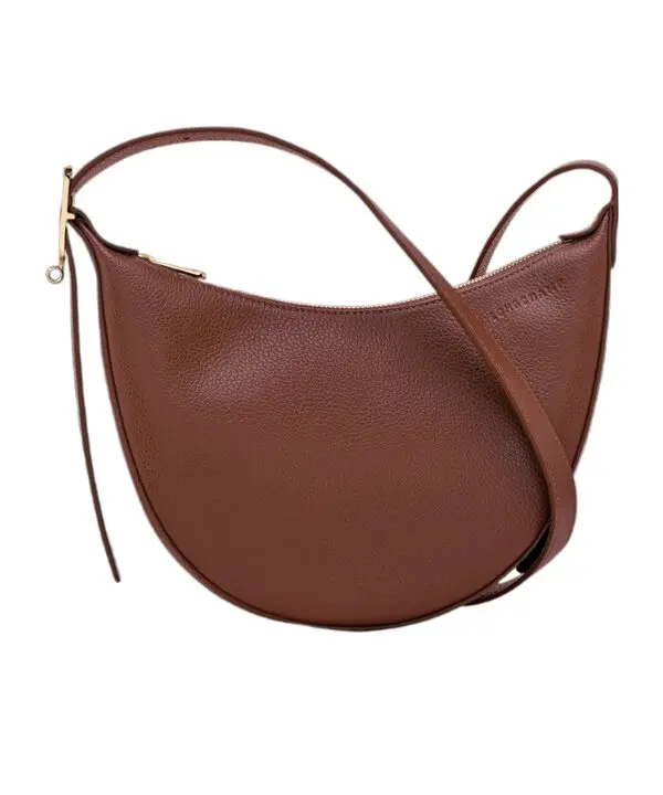 Longchamp Le Foulonné S Crossbody Bag - Coffee