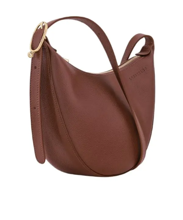 Longchamp Le Foulonné S Crossbody Bag - Coffee