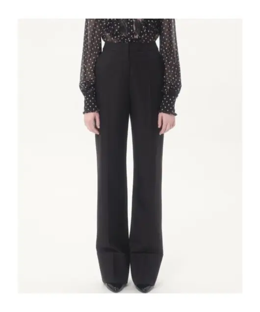 Valentino Garavani High Waist Straight Leg Trousers