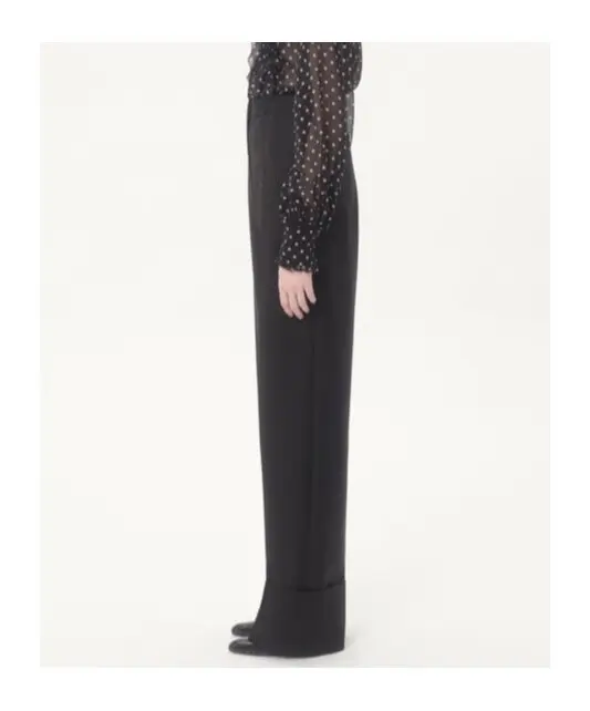 Valentino Garavani High Waist Straight Leg Trousers