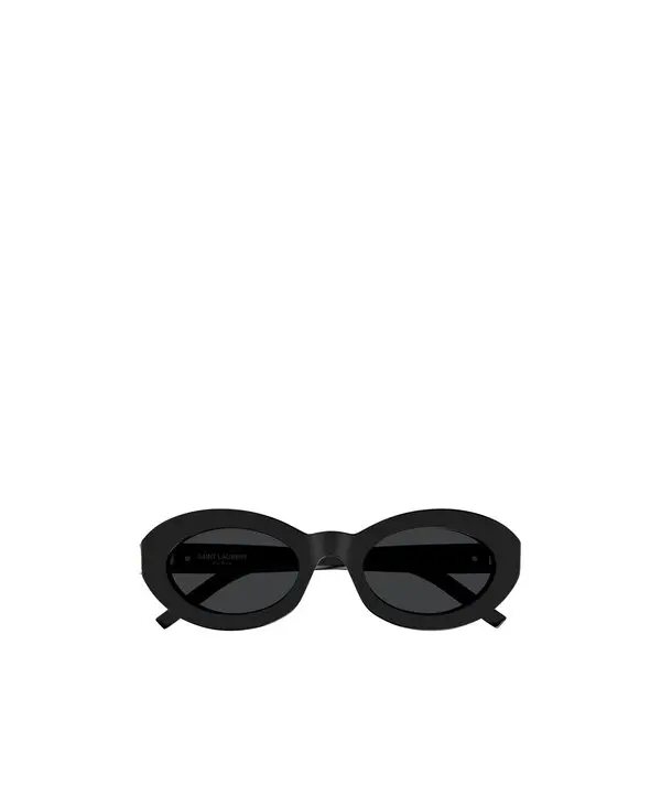 Saint Laurent Sl M136 Oval Sunglasses - Black