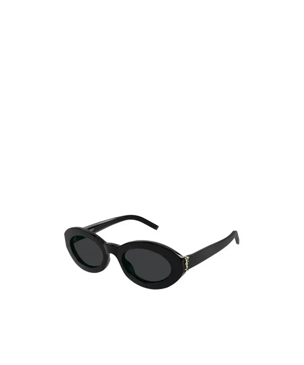 Saint Laurent Sl M136 Oval Sunglasses - Black