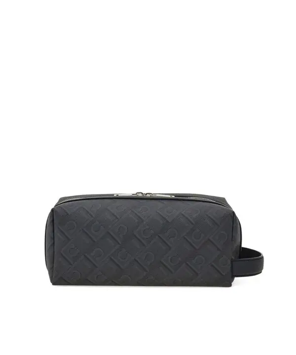 FERRAGAMO Monogrammed Toiletry Bag