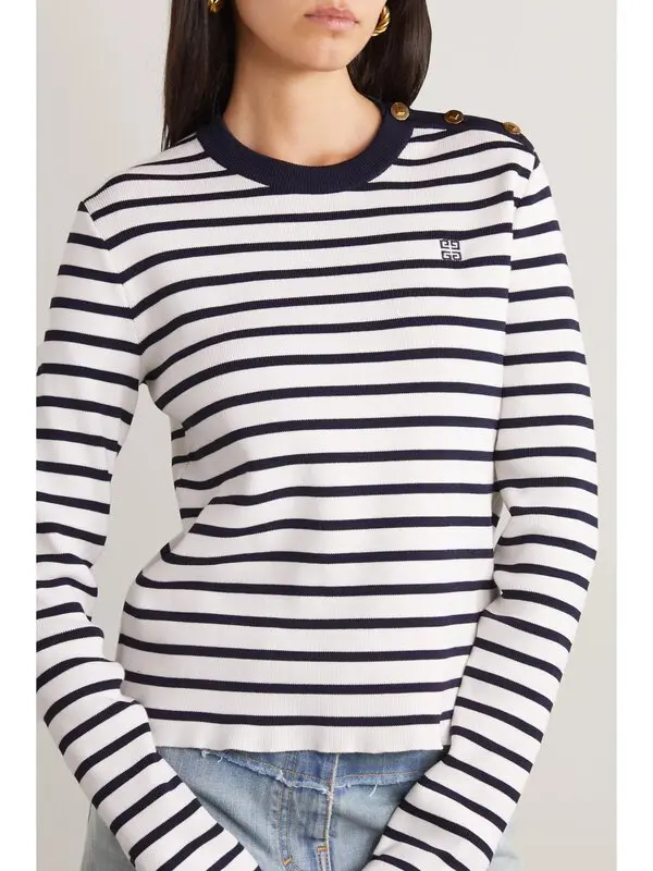 Givenchy Striped Long Sleeve T-shirt