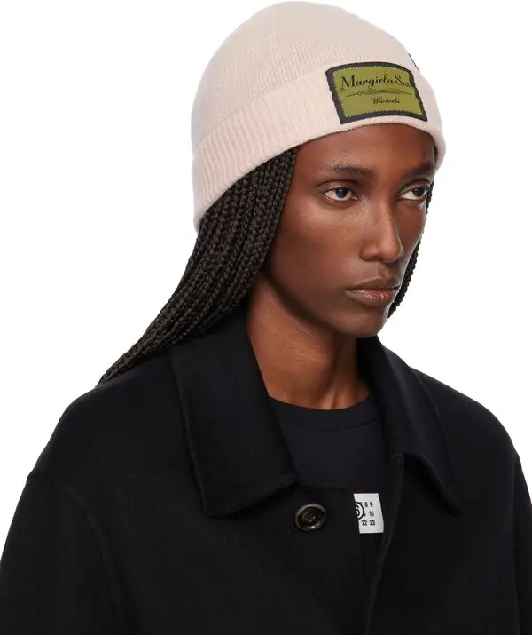 MAISON MARGIELA Access Labels Story" Beanie - Pink