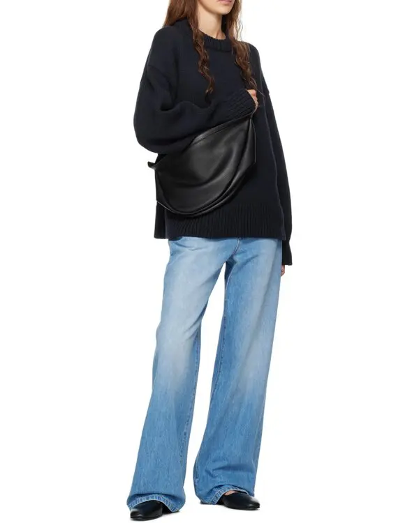 THE ROW Large Slouchy Banana Zipped Shoulder Bag