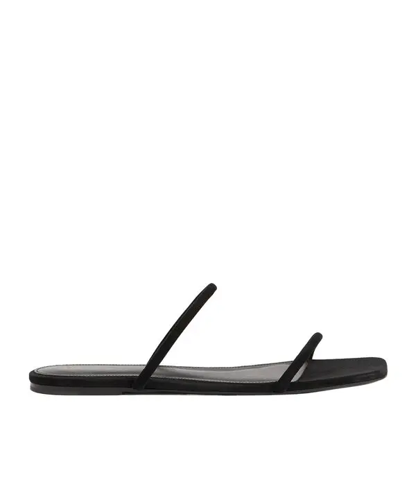 TOTEME Square Toe Double Strap Sandals
