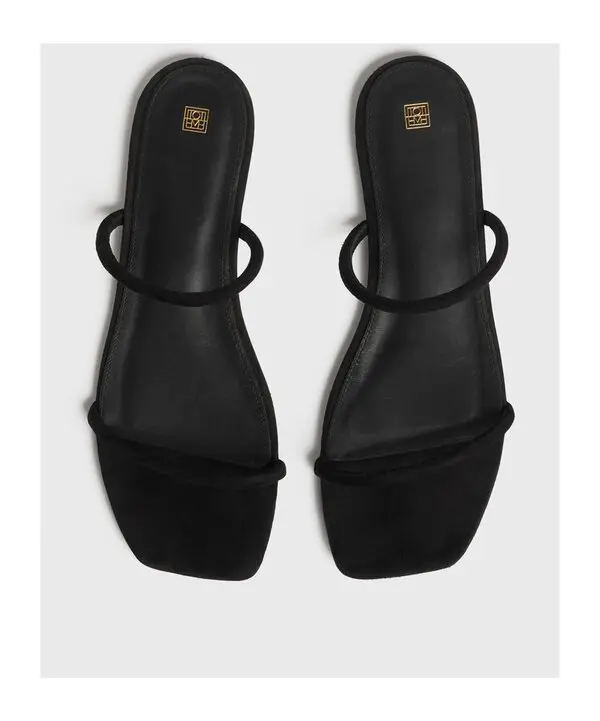 TOTEME Square Toe Double Strap Sandals