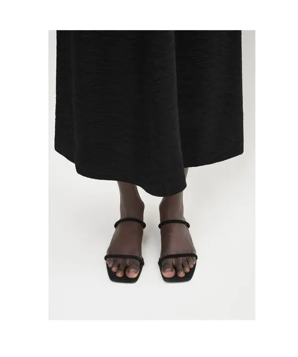 TOTEME Square Toe Double Strap Sandals