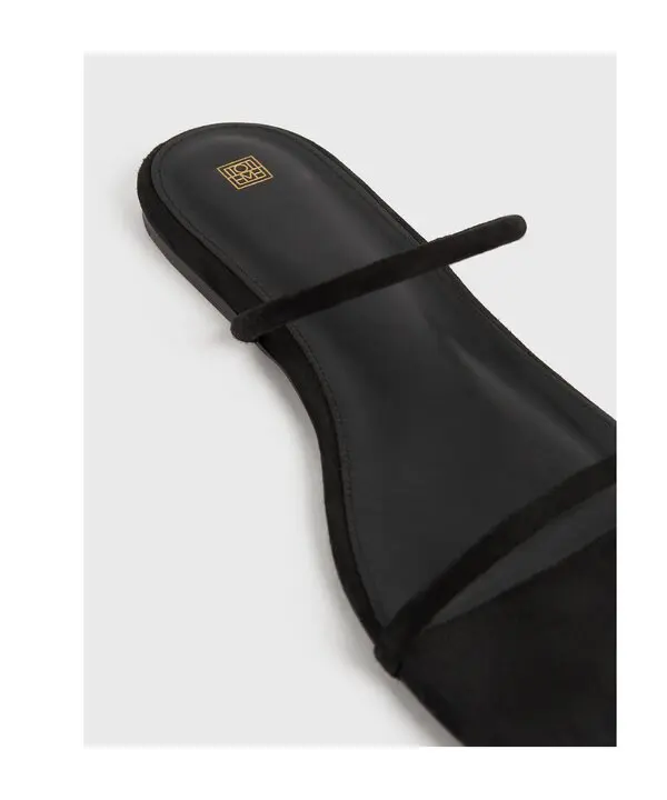 TOTEME Square Toe Double Strap Sandals