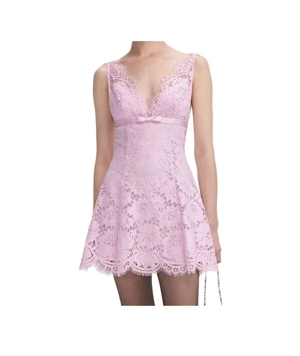 SELF-PORTRAIT Lace Mini Dress