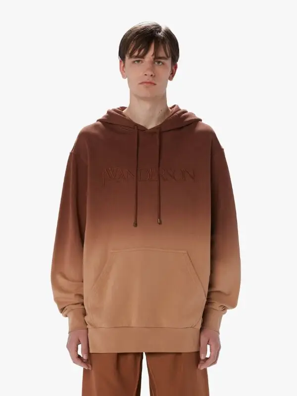 J.W.ANDERSON Embroidered Logo Drawstring Hoodie