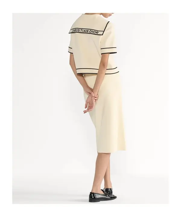 Dior Short Sleeves Sailor Collar Jacket