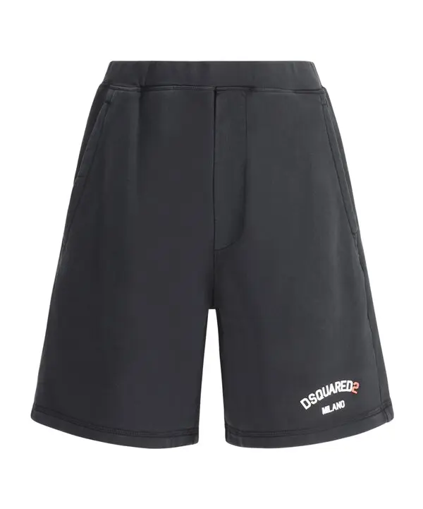 Dsquared2 Logo Printed Elasticated Waistband Shorts