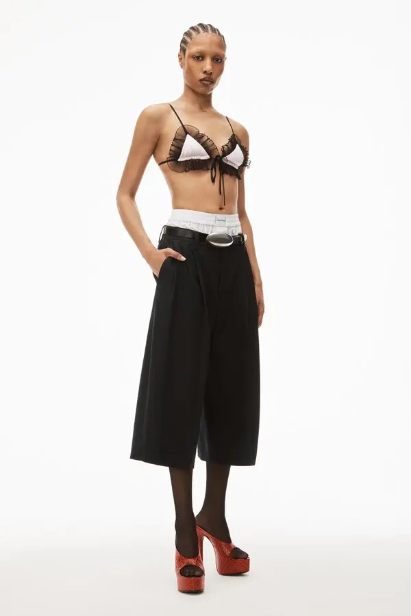 Alexander Wang Layered Tailored Culottes - Black