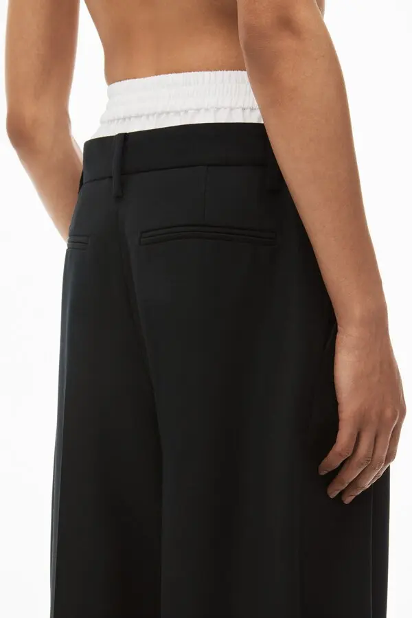 Alexander Wang Layered Tailored Culottes - Black