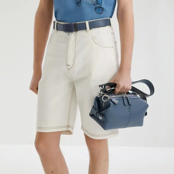 Fendi Selleria Small Shoulder Bag - Blue