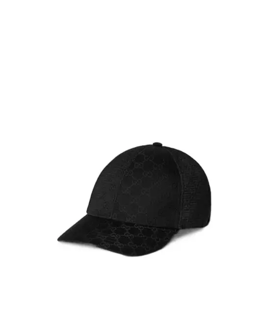 Gucci Gg Ripstop Baseball Cap - Black