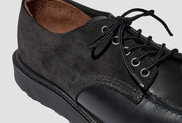 Red Wing Round Toe Business Dress Shoes - Black