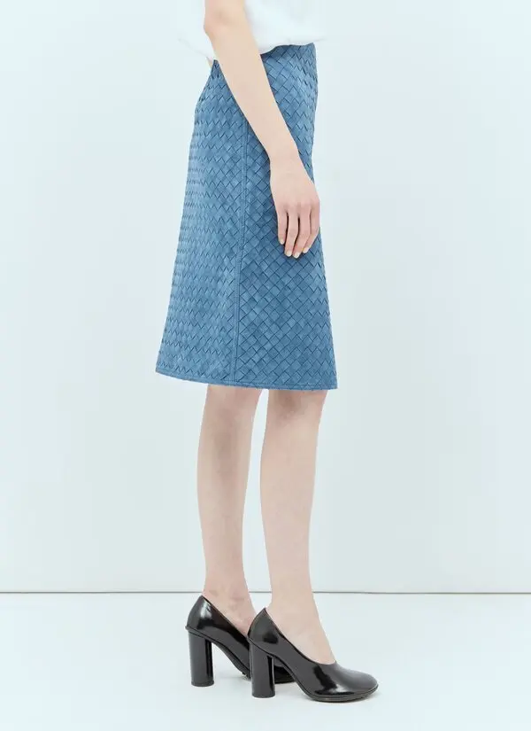 Bottega Veneta Intrecciato Midi Skirt