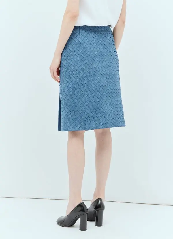 Bottega Veneta Intrecciato Midi Skirt