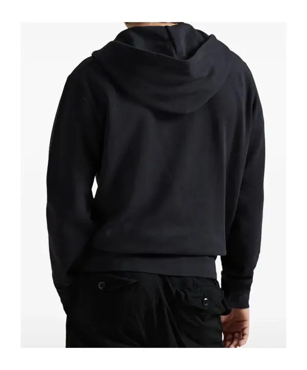Polo Ralph Lauren Embroidered Logo Zip-up Hoodie - Black