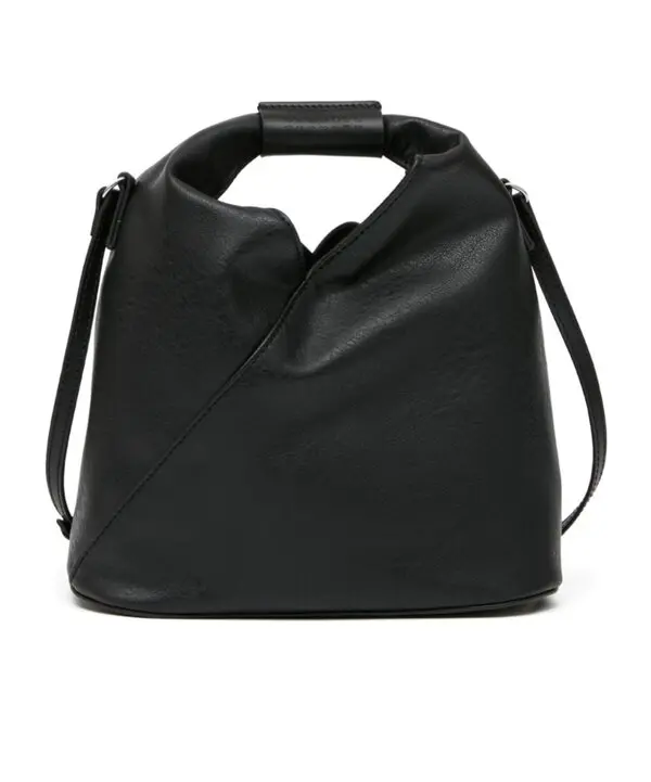 MAISON MARGIELA Japanese Logo Detailed Crossbody Bag - Black