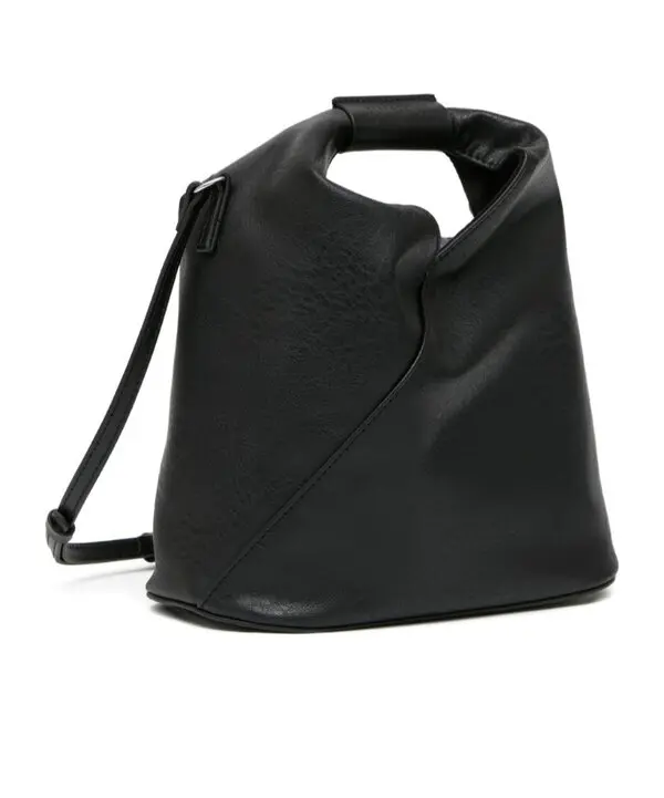 MAISON MARGIELA Japanese Logo Detailed Crossbody Bag - Black