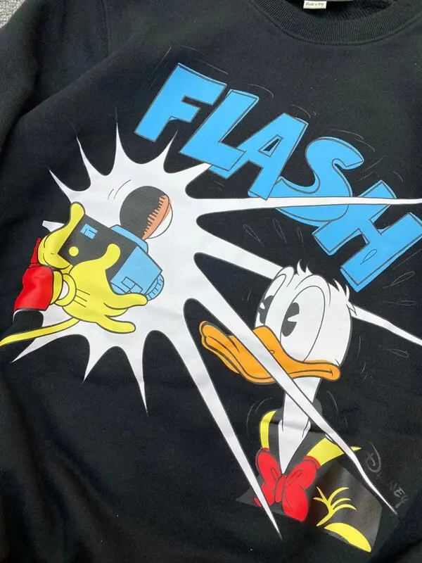Gucci X Disney Donald Duck Printed Hoodie - Black