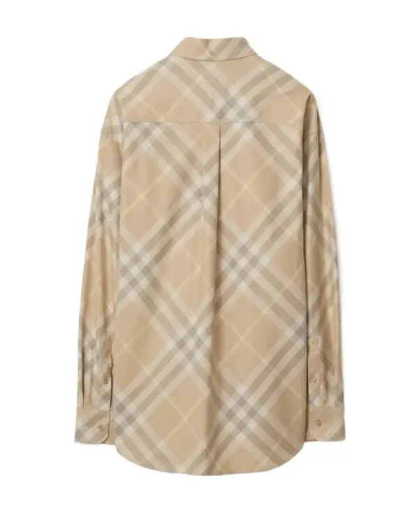 Burberry Long-sleeved Checked Shirt