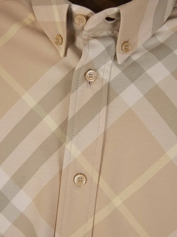 Burberry Long-sleeved Checked Shirt