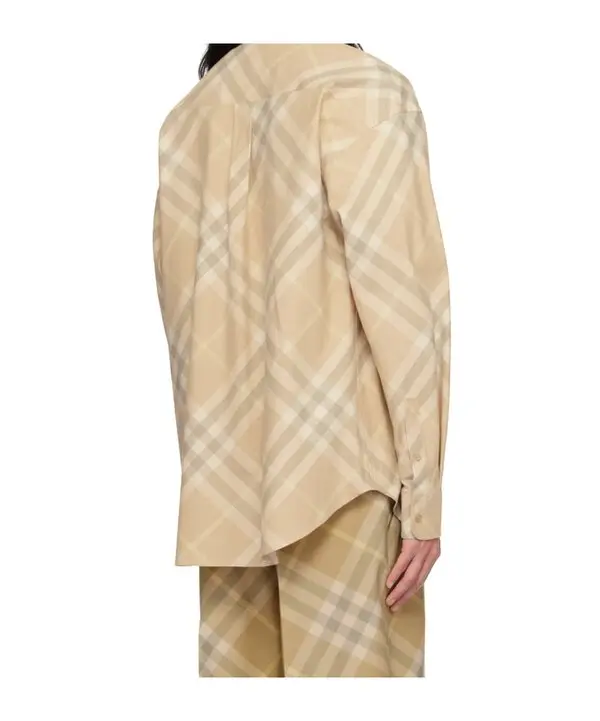 Burberry Long-sleeved Checked Shirt