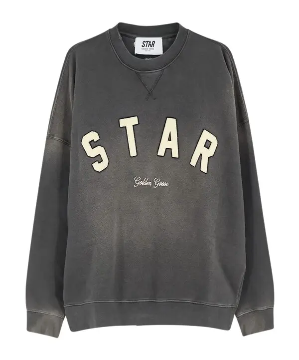 GOLDEN GOOSE Star Boxy Sweatshirt - Black