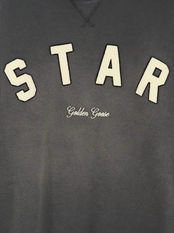 GOLDEN GOOSE Star Boxy Sweatshirt - Black