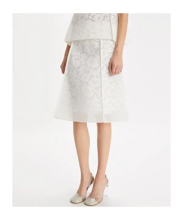 Tory Burch Corded Lace A-line Skirt