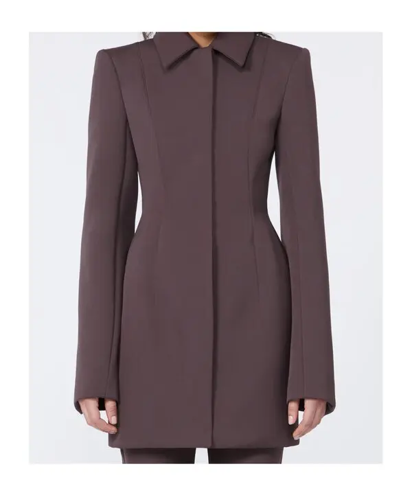Sportmax Bacio Wool Jacket - Brown