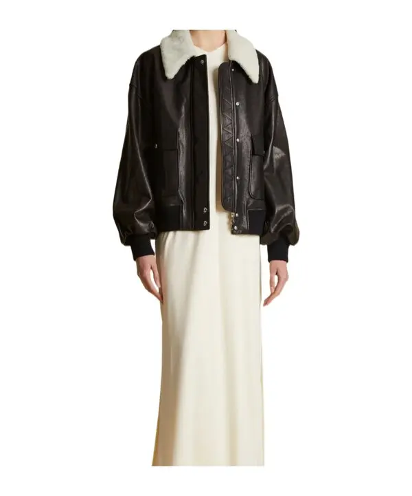 Khaite The Shellar Long Sleeved Jacket - Black
