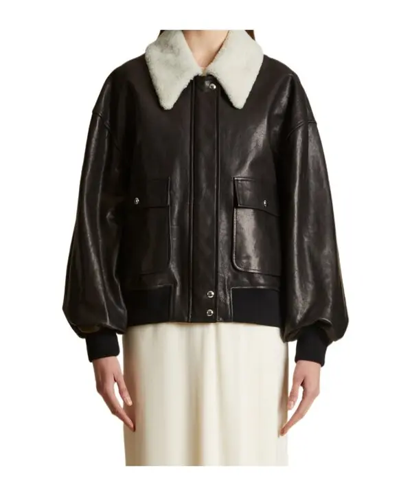 Khaite The Shellar Long Sleeved Jacket - Black
