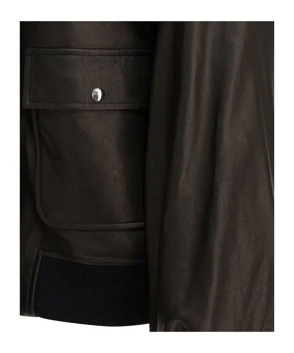 Khaite The Shellar Long Sleeved Jacket - Black