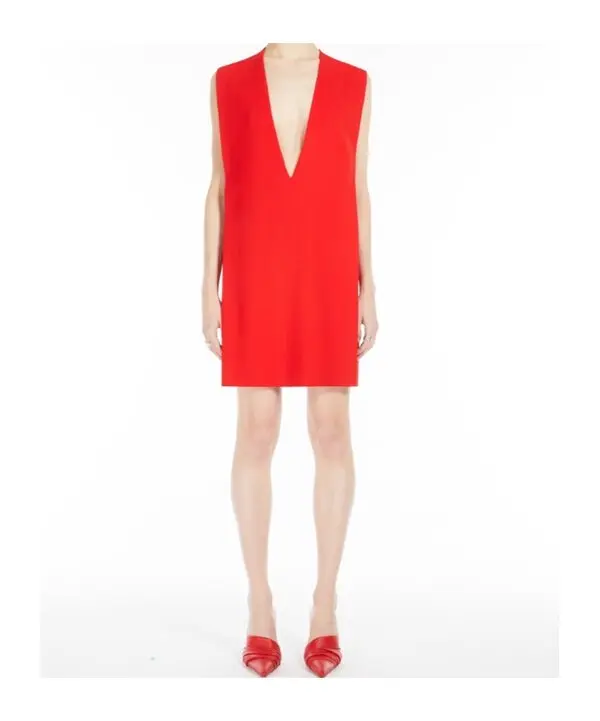 Sportmax Sleeveless V-neck Dress