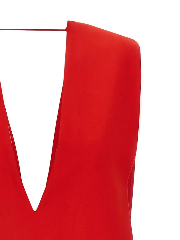 Sportmax Sleeveless V-neck Dress