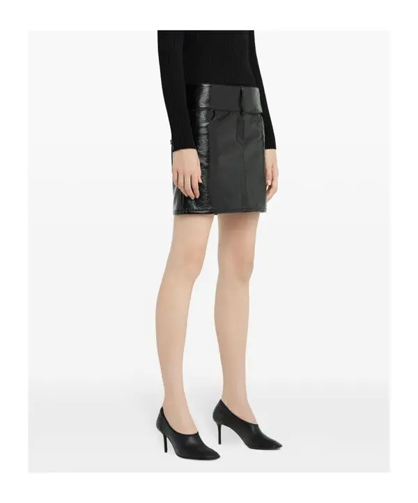 COURREGES Belted Mini Skirt