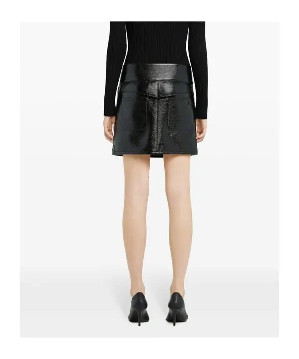 COURREGES Belted Mini Skirt