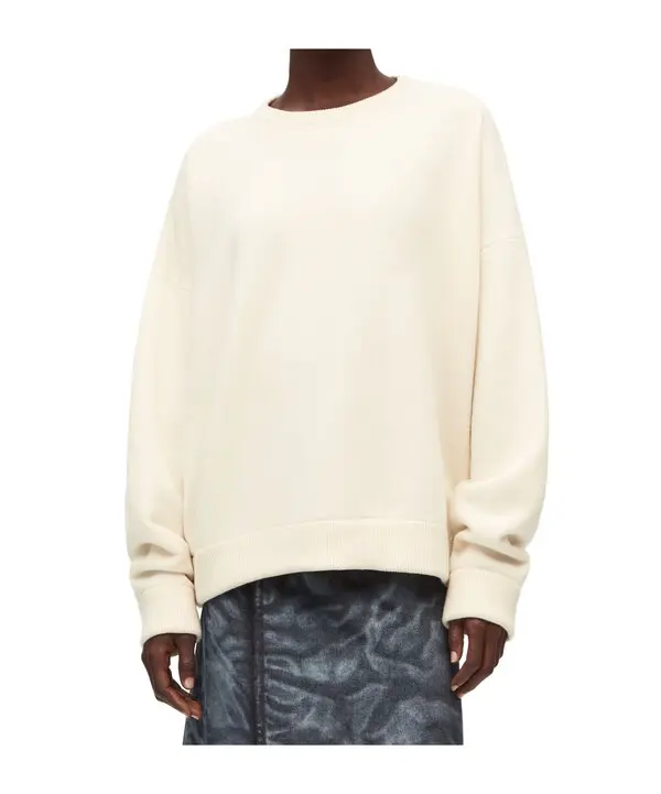 Loewe Cashmere Sweater With Embossed Anagram Label