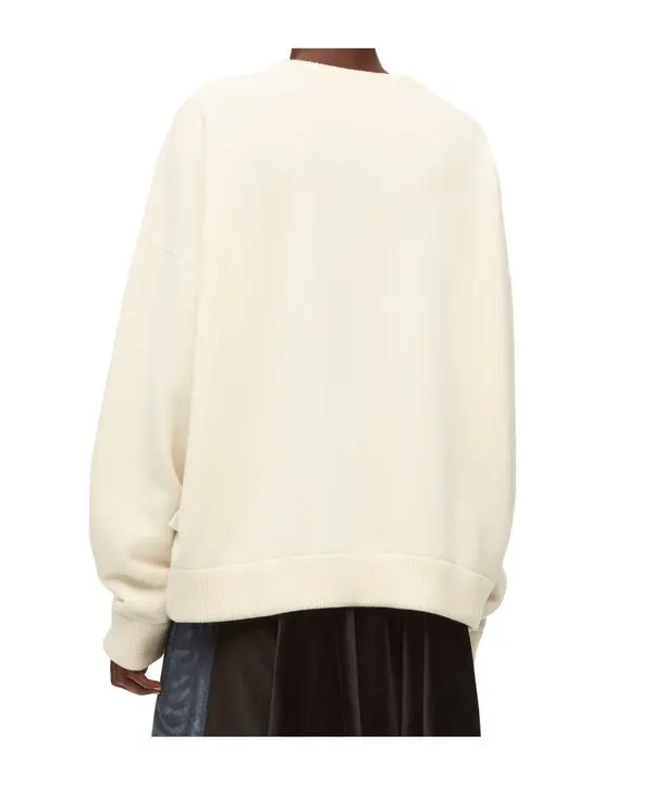 Loewe Cashmere Sweater With Embossed Anagram Label